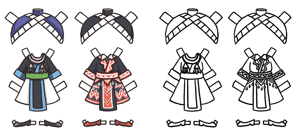 Mini Shop Update – Hmong Paper Dolls – DUACHAKA HER
